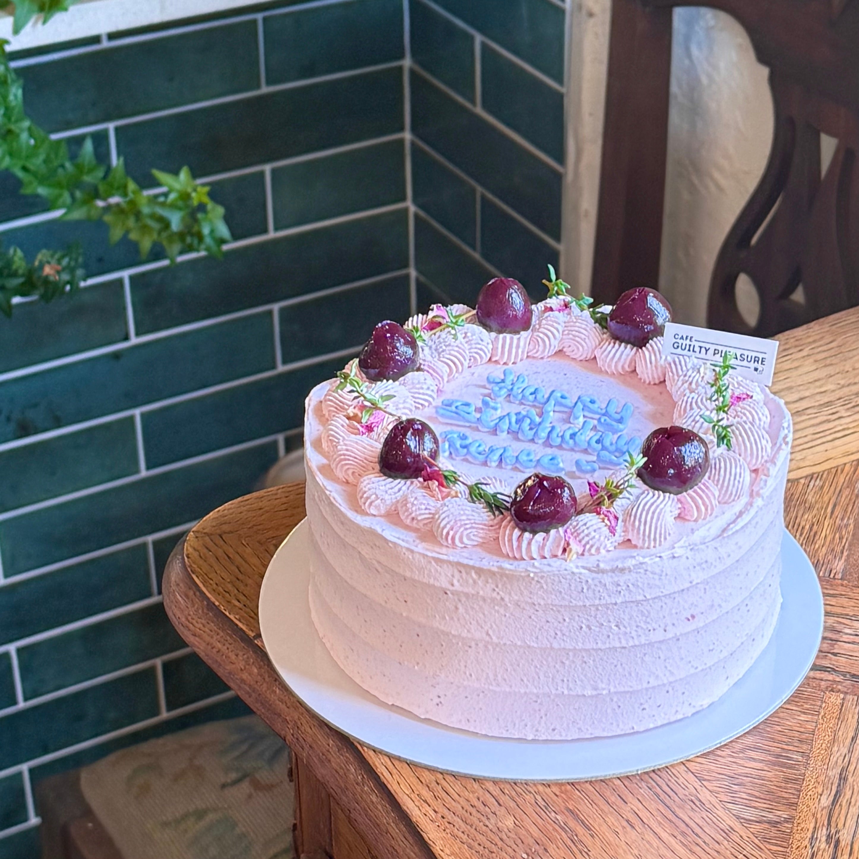 Chocolate Cherry Cake (Whole) | Cafe Guilty Pleasure