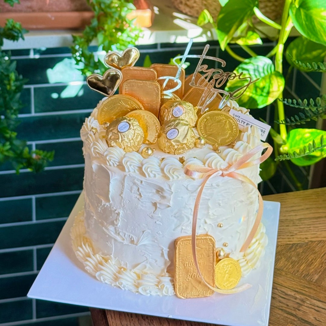 Gold Bar Cake (Whole) | Cafe Guilty Pleasure