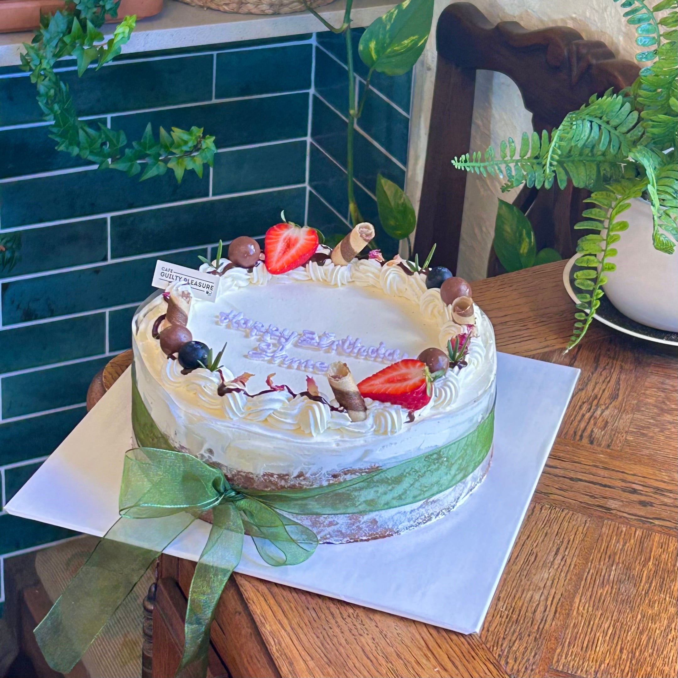 Vanilla Chocolate Gateau Cake (Whole) | Cafe Guilty Pleasure