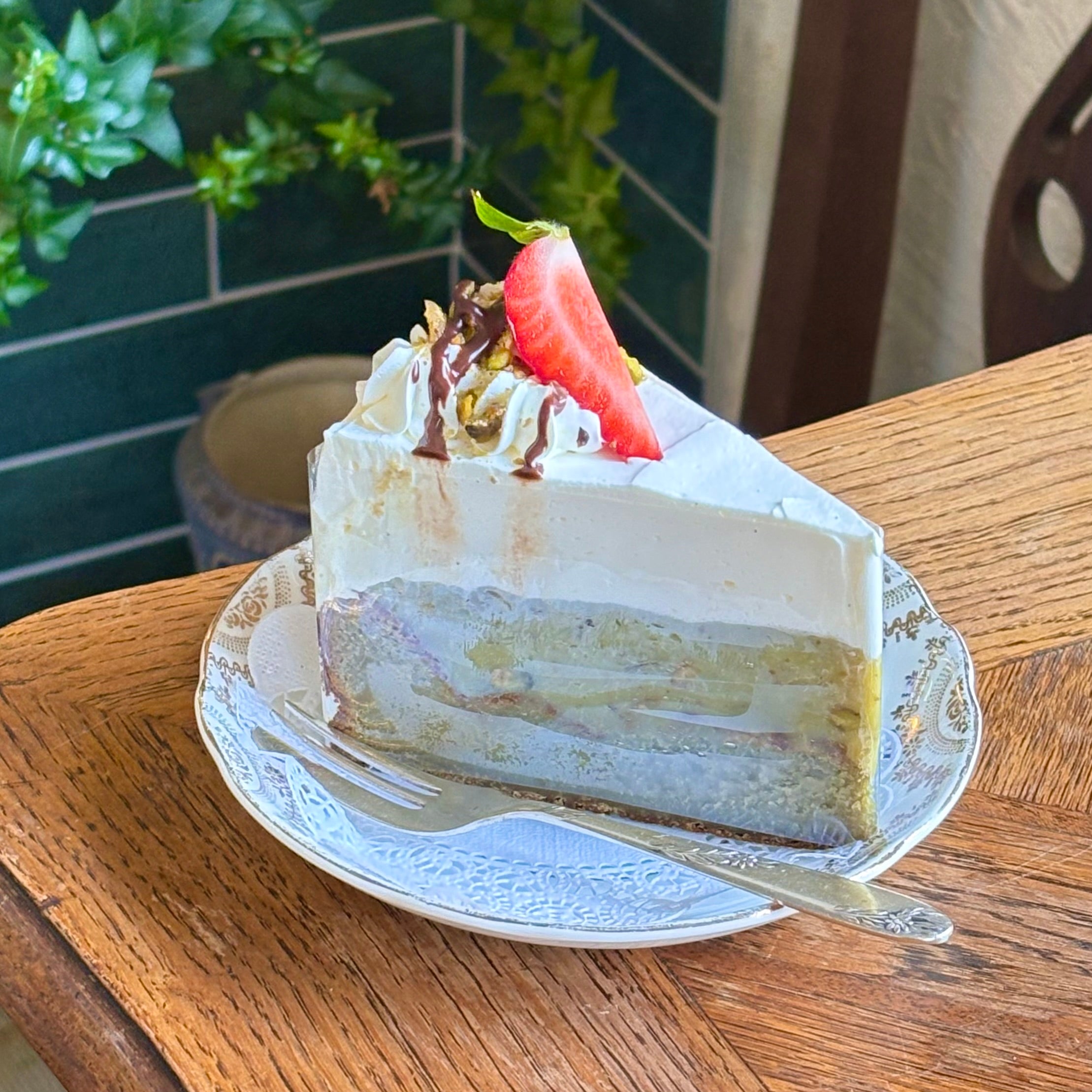 Chocolate Pistachio Gateau Cake | Cafe Guilty Pleasure