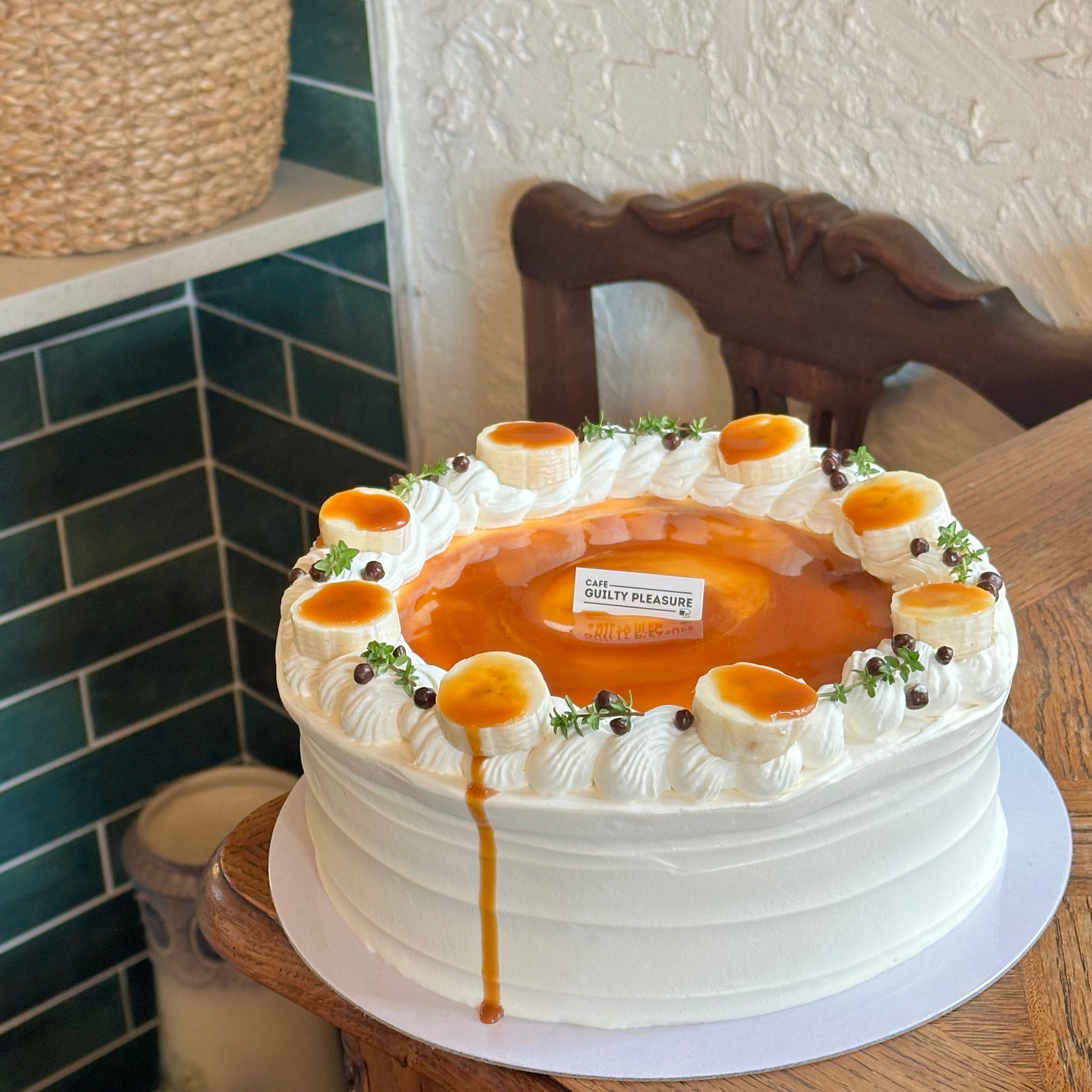 Caramel Banana Cake (Whole) | Cafe Guilty Pleasure
