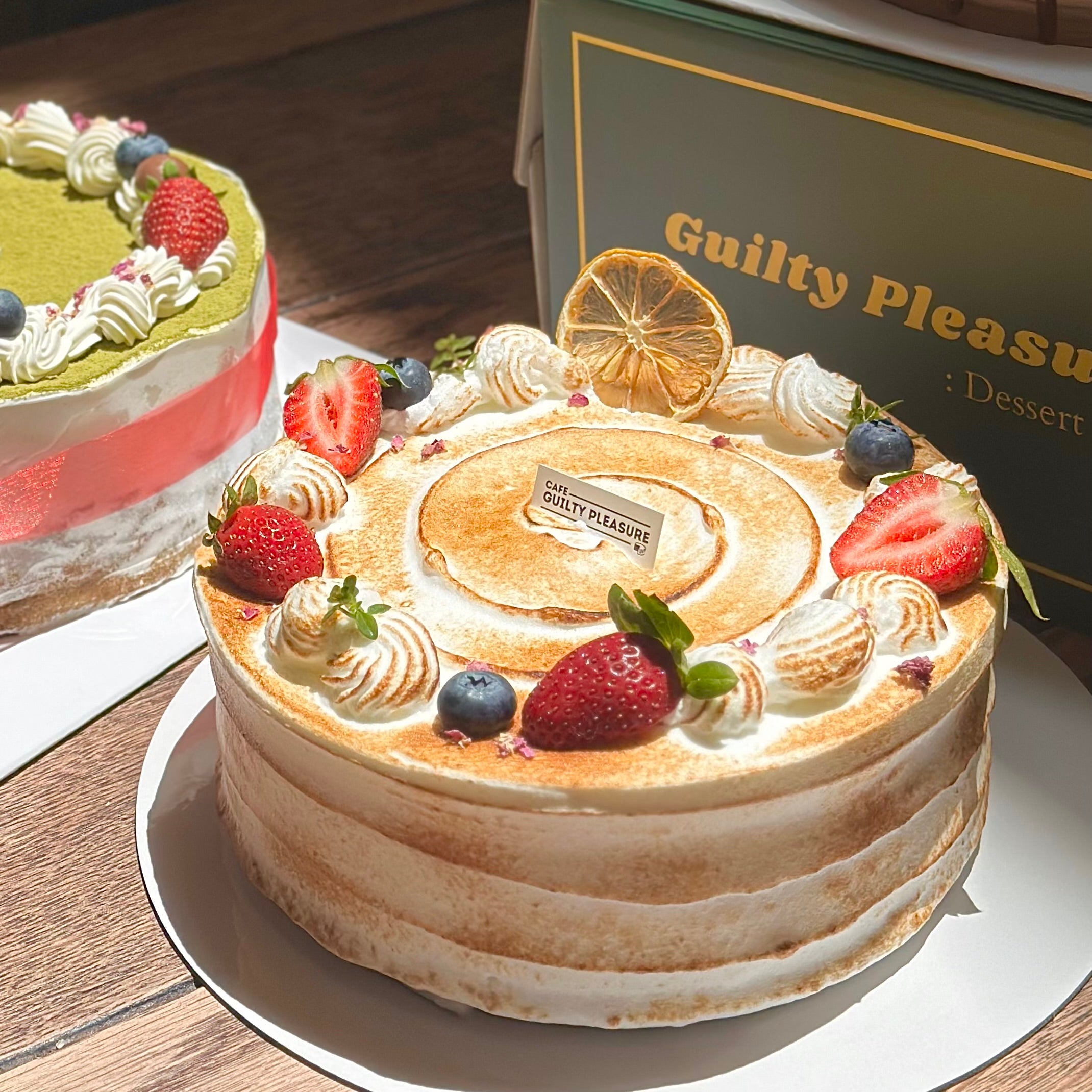 Passionfruit Meringue Cake (Whole) | Cafe Guilty Pleasure