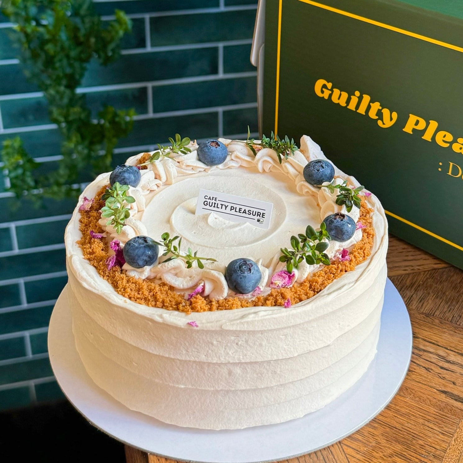Earl Grey Cake (Whole) | Cafe Guilty Pleasure