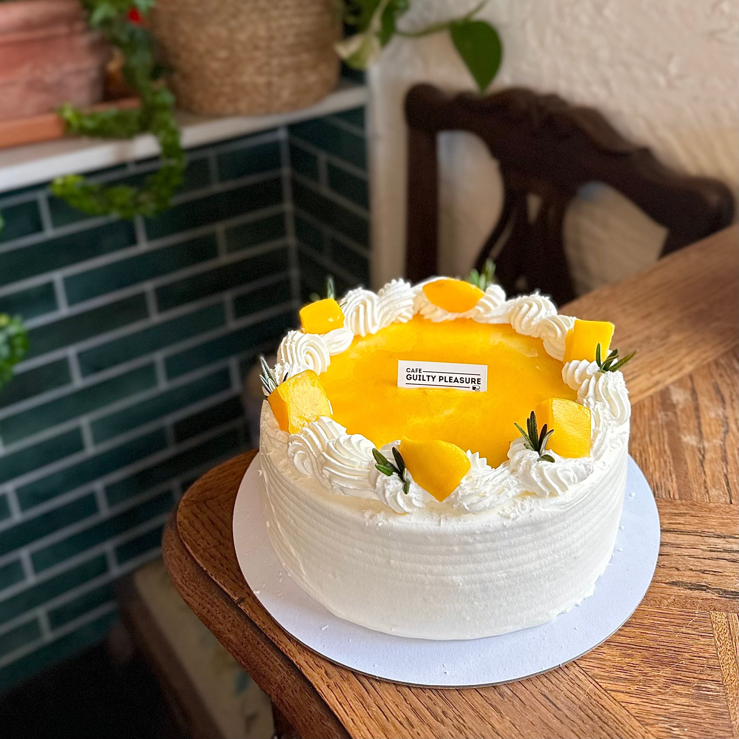 Mango Coconut Cake (Whole) | Cafe Guilty Pleasure