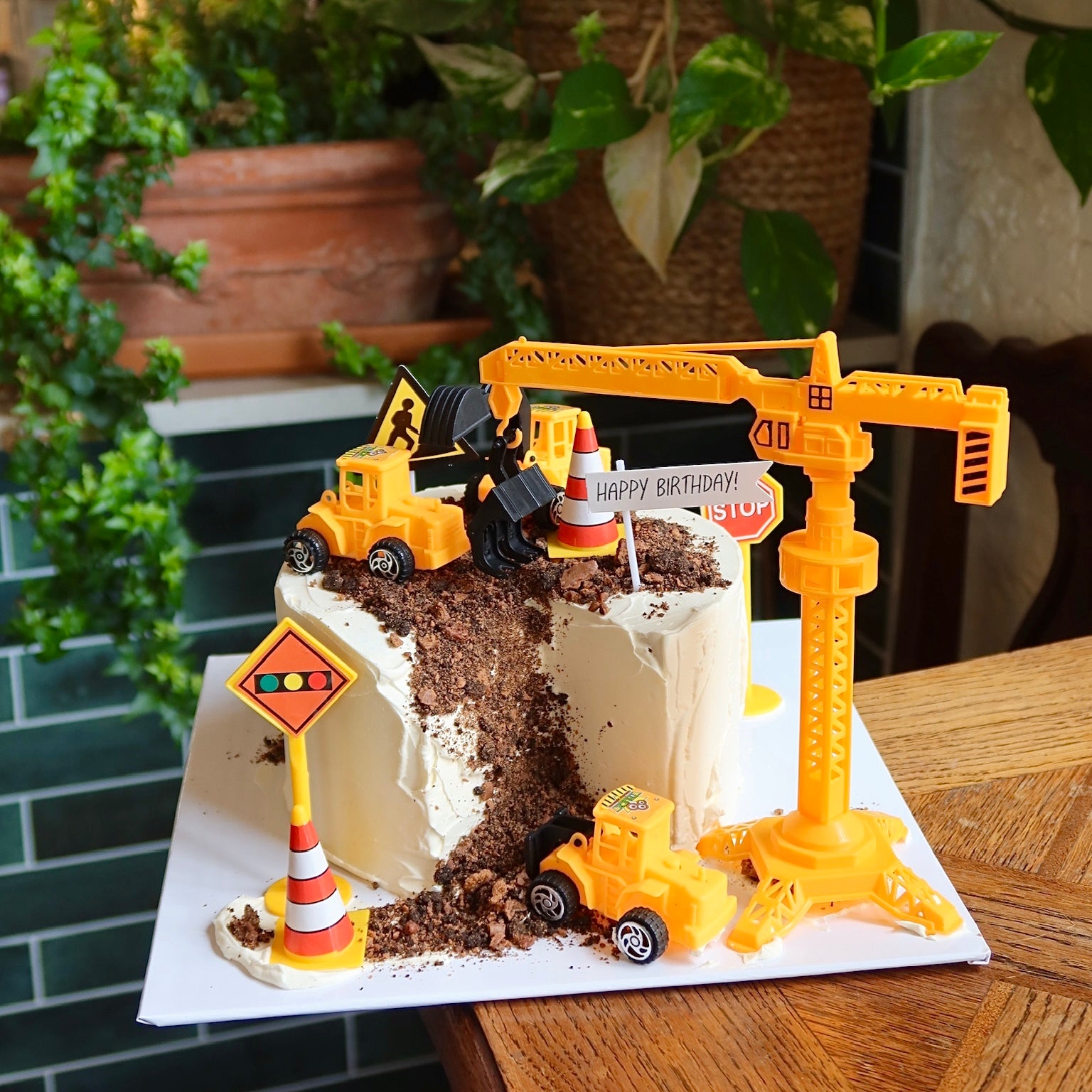 Construction Vehicle Cake (Whole) | Cafe Guilty Pleasure